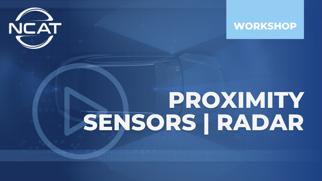 Proximity Sensors & Radar - National Center for Autonomous Technology ...