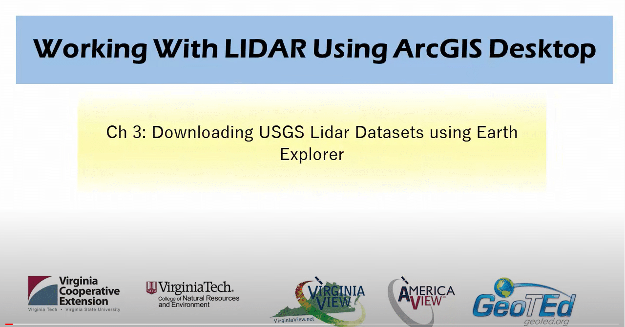 Ch 3: Downloading USGS LiDAR Datasets - National Center for Autonomous ...