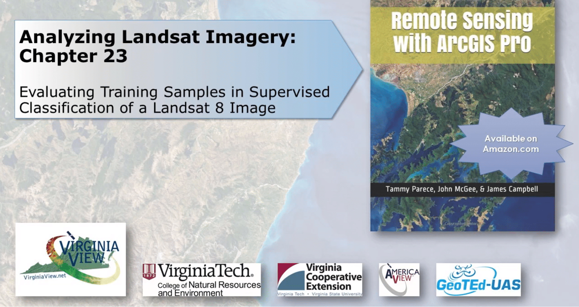 Evaluating Training Samples in Supervised Classification of a Landsat 8 ...
